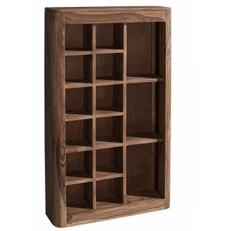 Massivmoebel24 tag&egrave;re &agrave; cd/dvd 65x18 Palissandre teint&eacute; Smoked cherry toronto 150