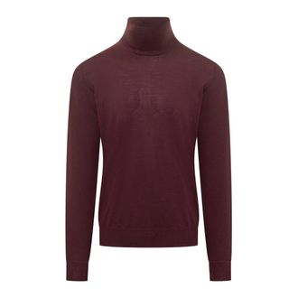 FILIPPO DE LAURENTIIS Homme, Pulls, Rouge, Taille: M Pull Col Roul&eacute;