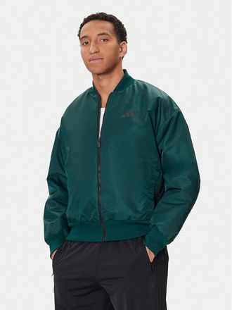 adidas Bomberjacke Stadium JX5637 Gr&uuml;n Loose Fit