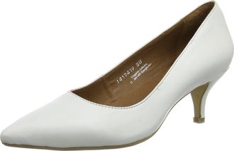 Andrea Conti Damen 1417419 Pumps, Weiß (weiß 001)