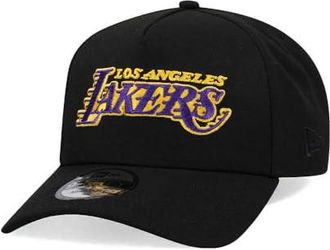 New Era Casquette Los Angeles Lakers Black Classic Edition 9Forty A Frame Snapback, Noir, taille unique