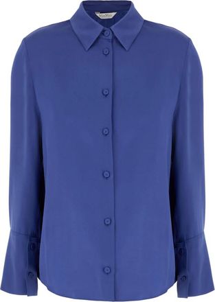 Max Mara Femme, Blouses et Chemises, Bleu, Taille: 42 FR Mxpvoliera Shirt
