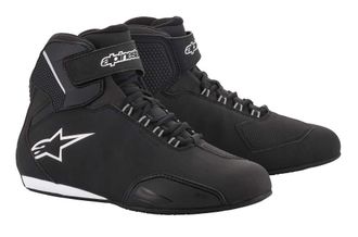 Alpinestars Sektor Reitschuh Schwarz Weiß 11 (Schwarz Weiß - 7,5), schwarz/weiß, 41 1/3 EU