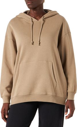 Pieces Damen Pcchilli Oversized Hoodie Noos Bc Kapuzenpullover, Silver Mink, M EU