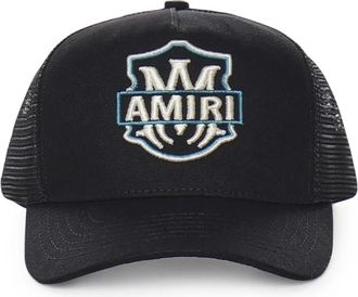Amiri Homme, Accessoires, Noir, Taille: ONE Size Curved Brim Snapback Cap