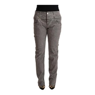 Acht Acht, Femme, Jeans, Gris, Taille: W34 Jean Droit Taille Haute