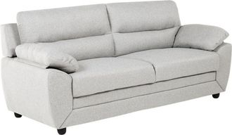 Vente-Unique Canapé 3 places en tissu beige MANOA