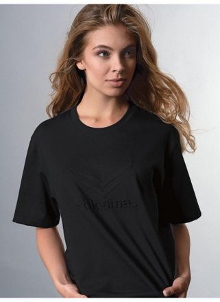 Trigema T-Shirt TRIGEMA Heavy Oversized T-Shirt mit 3D-Motiv (1-tlg)