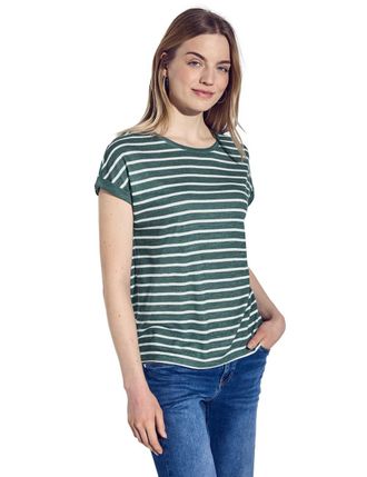 Street One Damen Gestreiftes T-Shirt