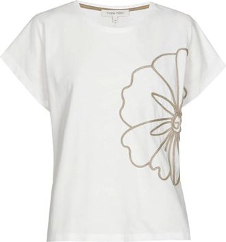 Marie M&eacute;ro Femme, Tops, Blanc, Taille: 46 FR Ts62 T-Shirt