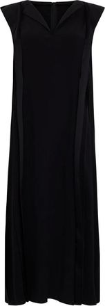 Max Mara Femme, Robes, Noir, Taille: 38 FR Robe Envers Satin&eacute;e Sans Manches
