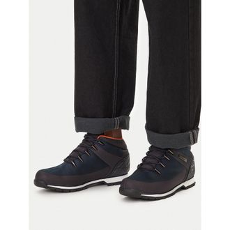 Timberland Schn&uuml;rschuhe Timberland Euro Sprint Fabric Wp TB1A1QKA0191 Dunkelblau