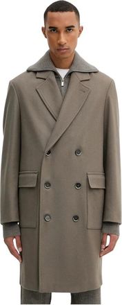 Barena Homme, Manteaux, Beige, Taille: L Manteau crois&eacute;