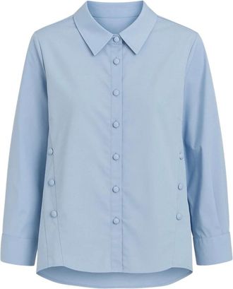 2-Biz Femme, Blouses et Chemises, Bleu, Taille: 44 FR Chemises