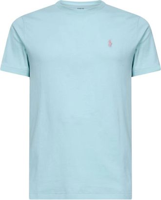 Polo Ralph Lauren Homme, Tops, Bleu, Taille: M T-shirt Coupe Slim Personnalis&eacute;e