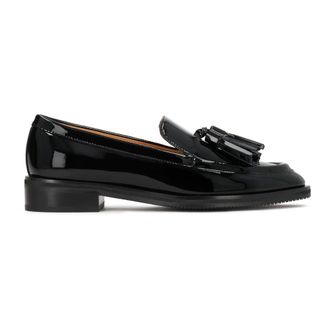 Kazar Lack Halbschuhe mit Clutch - - Shoes - Damen - Schwarzk - 39 EU