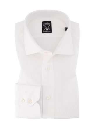 van Laack Herren Hemd wei&szlig; Baumwolle