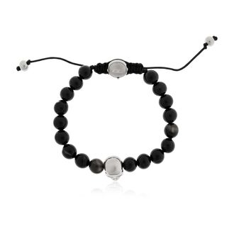 Diesel unisex, Accessoires, Noir, Taille: ONE Size Bracelet Ajustable Avec Pierres