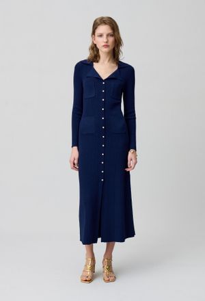 Claudie Pierlot Robe mi-longue en maille