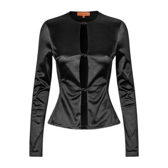 Stine Goya Elegante Lacey Bluse - - Blouses & Shirts - Damen - Schwarzk - XS