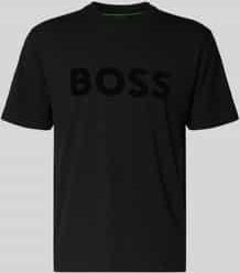 HUGO BOSS Regular Fit T-Shirt aus Baumwoll-Mix Modell ICONIC