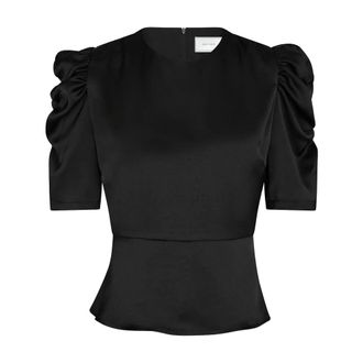 Neo Noir Benua Heavy Sateen Bluse - - Blouses & Shirts - Damen - Schwarzk - XS