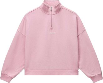 Napapijri Almas Sweatshirt f&uuml;r Damen, mit kurzem Rei&szlig;verschluss (Pink)