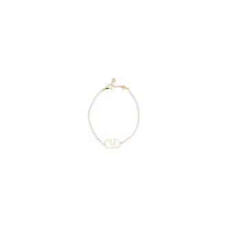Valentino Garavani Womens Gold Metal Bracelet