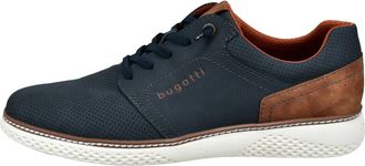 Bugatti Herren Sneaker, Männer Schnürer,Schnuerschuhe,Schnuerer,straßenschuhe,Strassenschuhe,Schnuerung,dunkelblau (4100),40 EU / 6 UK