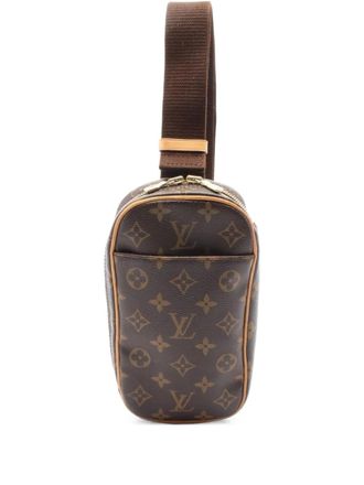 Louis Vuitton sac porté épaule Pochette Gange (2011) - Marron