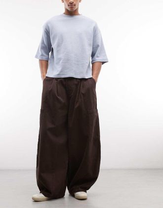 Collusion Pantalon cargo - Marron-Vert