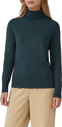 s.Oliver Feinstrickpullover aus Viskosemix mit Rollkragen