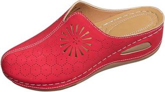 Generic Chaussures Mules Femme Pantoufles Sandales Bout Ferm&eacute; Slip-on &agrave; Semelle Compens&eacute;e Bout Rond L&eacute;g&egrave;res Chaussures D&eacute;contract&eacute;e Int&eacute;rieur Ext&eacute;rieur pour P
