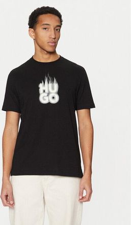 HUGO BOSS T-Shirt Dalayer 50535363 Schwarz Regular Fit