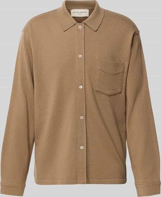 Officine G&eacute;n&eacute;rale Regular Fit Cardigan aus Woll-Mix