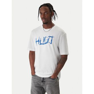 HUGO BOSS T-Shirt Namerix 50554350 Wei&szlig; Regular Fit
