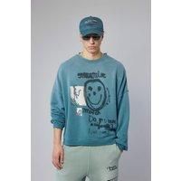 Paly Hollywood Streetwise Airbrush Crew Neck