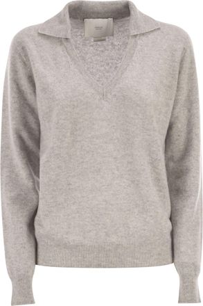 VANIS&Eacute; Patty - Pull col V avec col polo