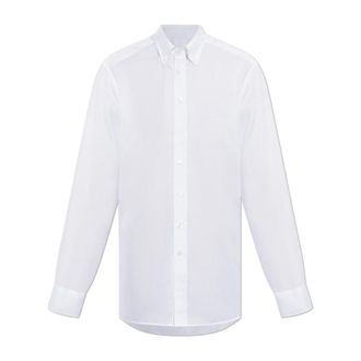 Etro Homme, Chemises, Blanc, Taille: XL Chemise avec logo brod&eacute;