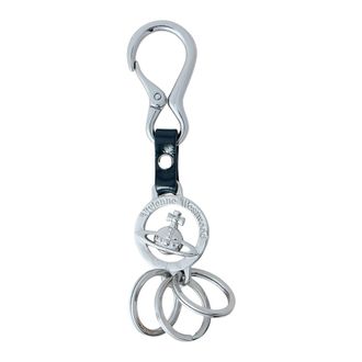 Vivienne Westwood Porte-cl&eacute;s Orb Medallion - Homme - Accessoires - Gris - Taille: ONE Size