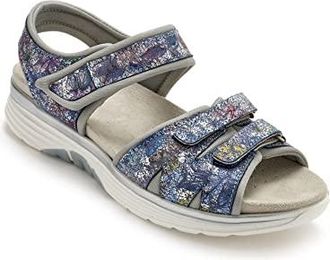 Pediconfort Sandales spécial marche - FEMME - Taille : 37 - Couleur : Imprimé bleu