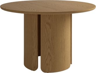 Sch&ouml;ner Wohnen Kollektion Tisch HARSTAD/Tischplatte, Gestell Eichefarbig Tobacco/Tischplatte Abgerundeter Kante, Wangenteile wahlweise montierbar/Esszimmertisch/K&uuml;chentisch/D 1