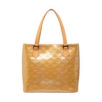 Louis Vuitton Sac cabas Monogram Vernis Pre-owned - Femme - Pre-owned - Beige - Taille: ONE Size