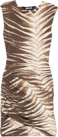 Just Cavalli Femme, Robes, Brun, Taille: 38 FR Robes Courtes