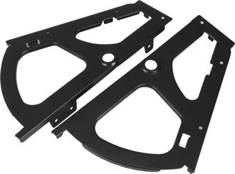 Garneck 2 Stück Schuhschrank Klapprahmen Scharnier Schwarz Einlagig Versteckte Metallbeschläge Stabile Flip Hardware für Schuhschrankmöbel Einfache Bedienung 