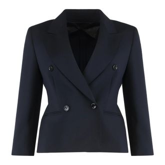 Max Mara Femme, Vestes, Bleu, Taille: 38 FR Vestes