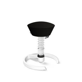 Aeris Swopper Air - Ergonomischer Hocker mit extra weicher Polsterung - Bürohocker höhenverstellbar ohne Rollen -Sitzhocker für einen gesunden Rücken, Feder