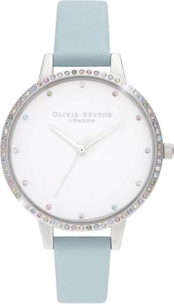 Olivia Burton Femme, Accessoires, Gris, Taille: ONE Size Montre cadran strass