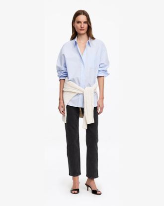Arket JADE Cropped Slim Jeans -Schwarz