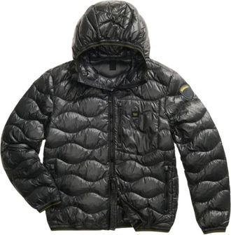 Blauer Homme, Vestes, Gris, Taille: 3XL Wave Down Jacket